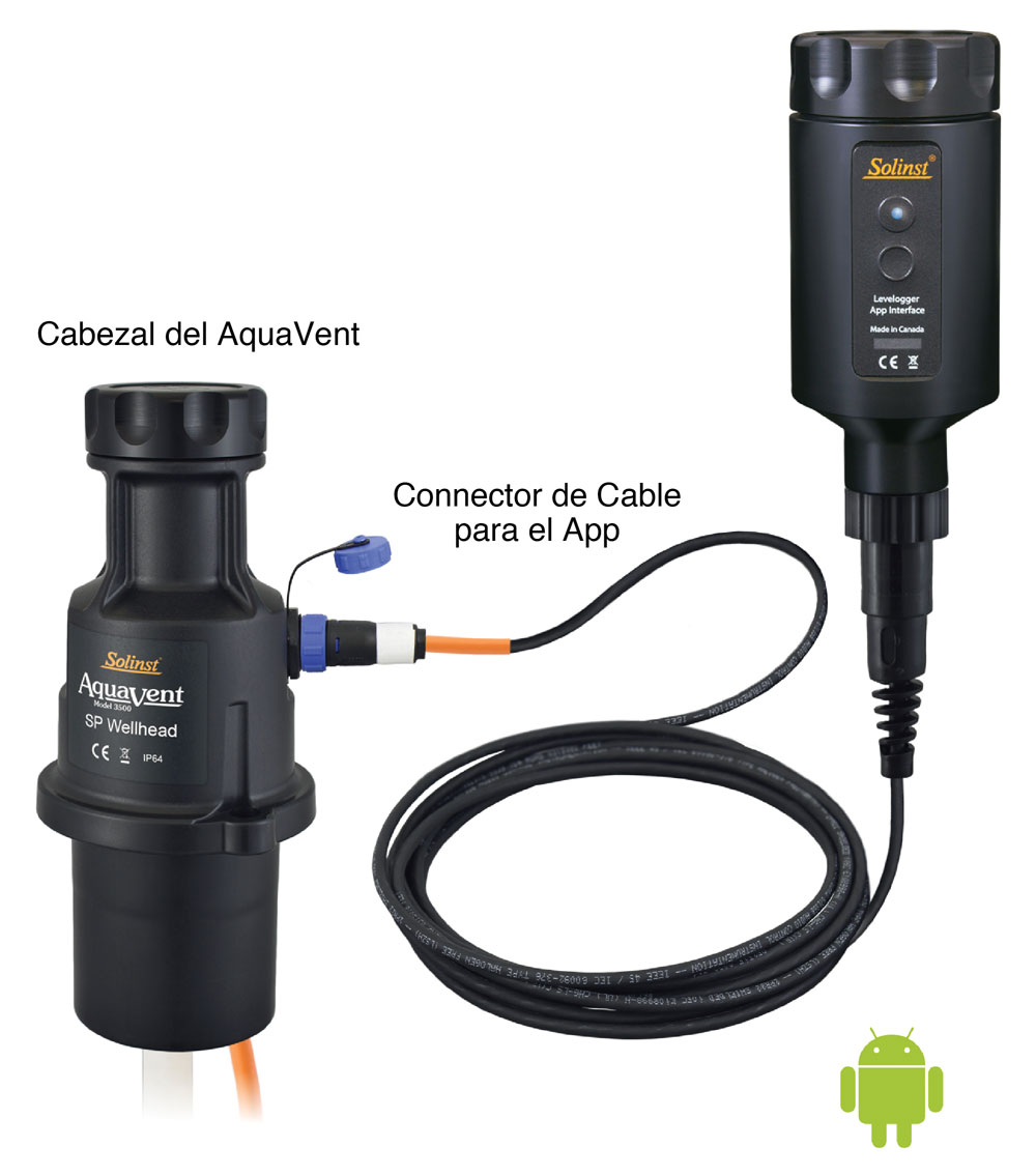 App Interface de Levelogger de Solinst