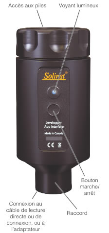 Levelogger App Interface Guide de démarrage rapide pour Android