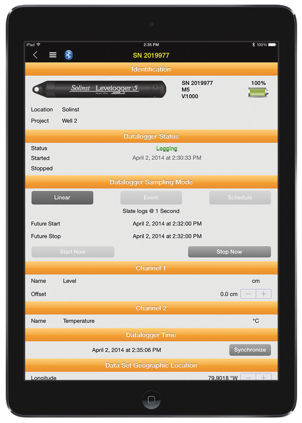 Bridging the Gap Between Solinst Leveloggers and iOS
