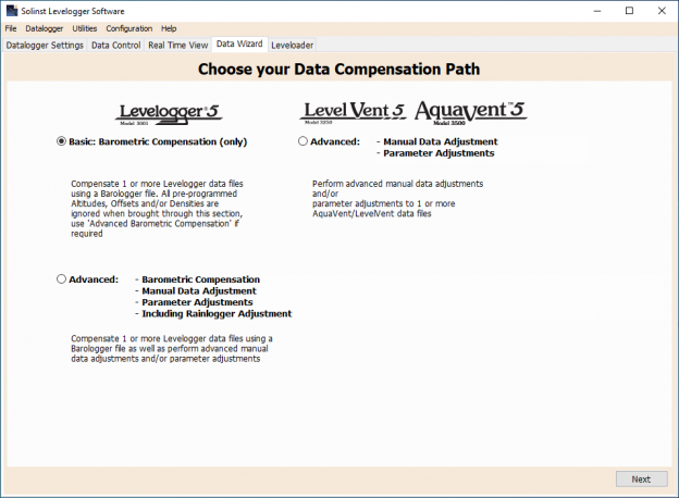 Barometric Compensation Using Levelogger Software