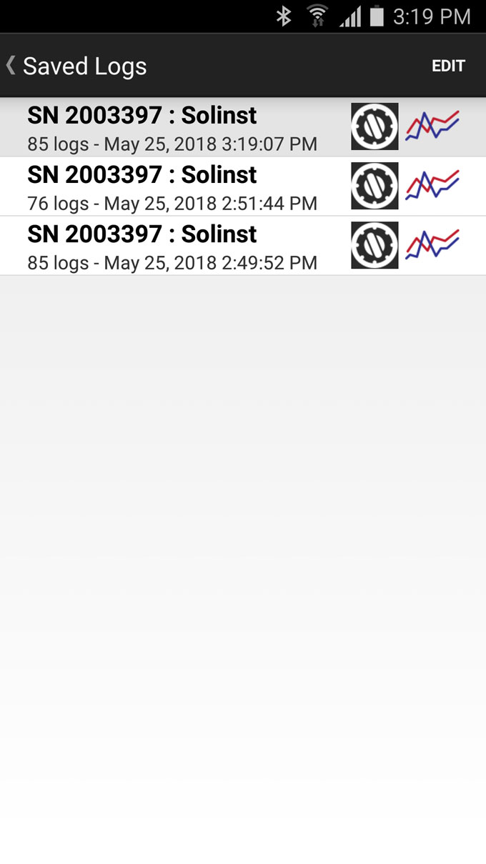 11.3 Load Previous Solinst Datalogger Logs