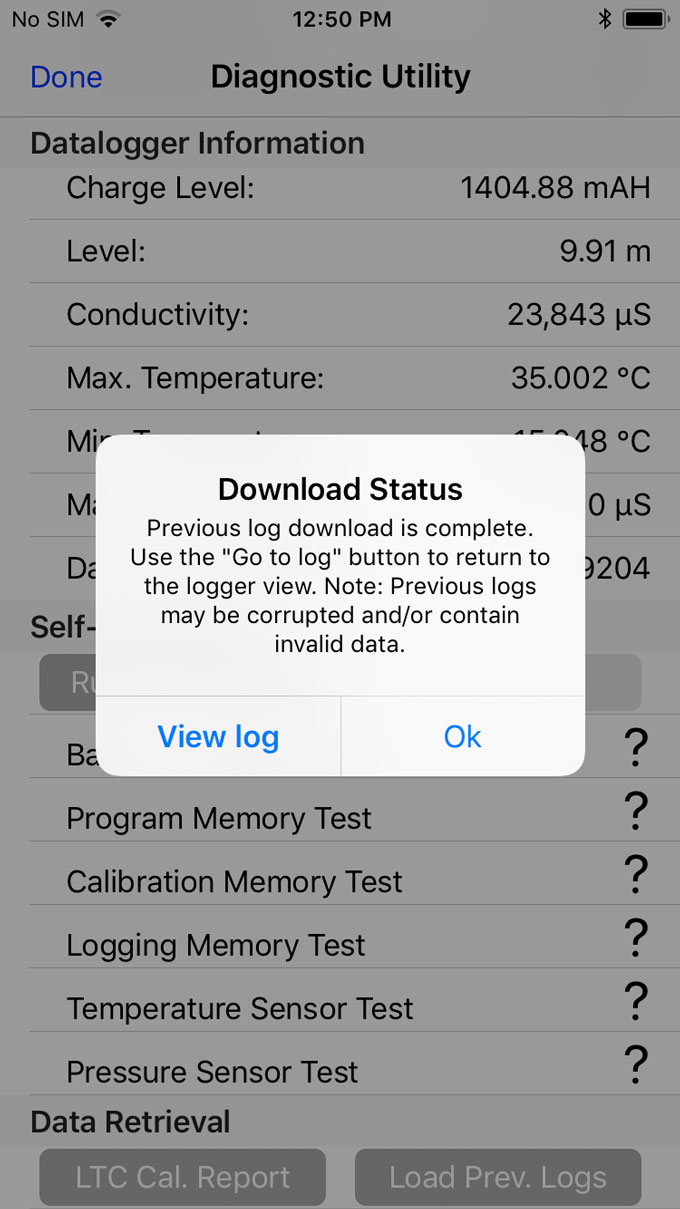 11.3 Load Previous Solinst Datalogger Logs
