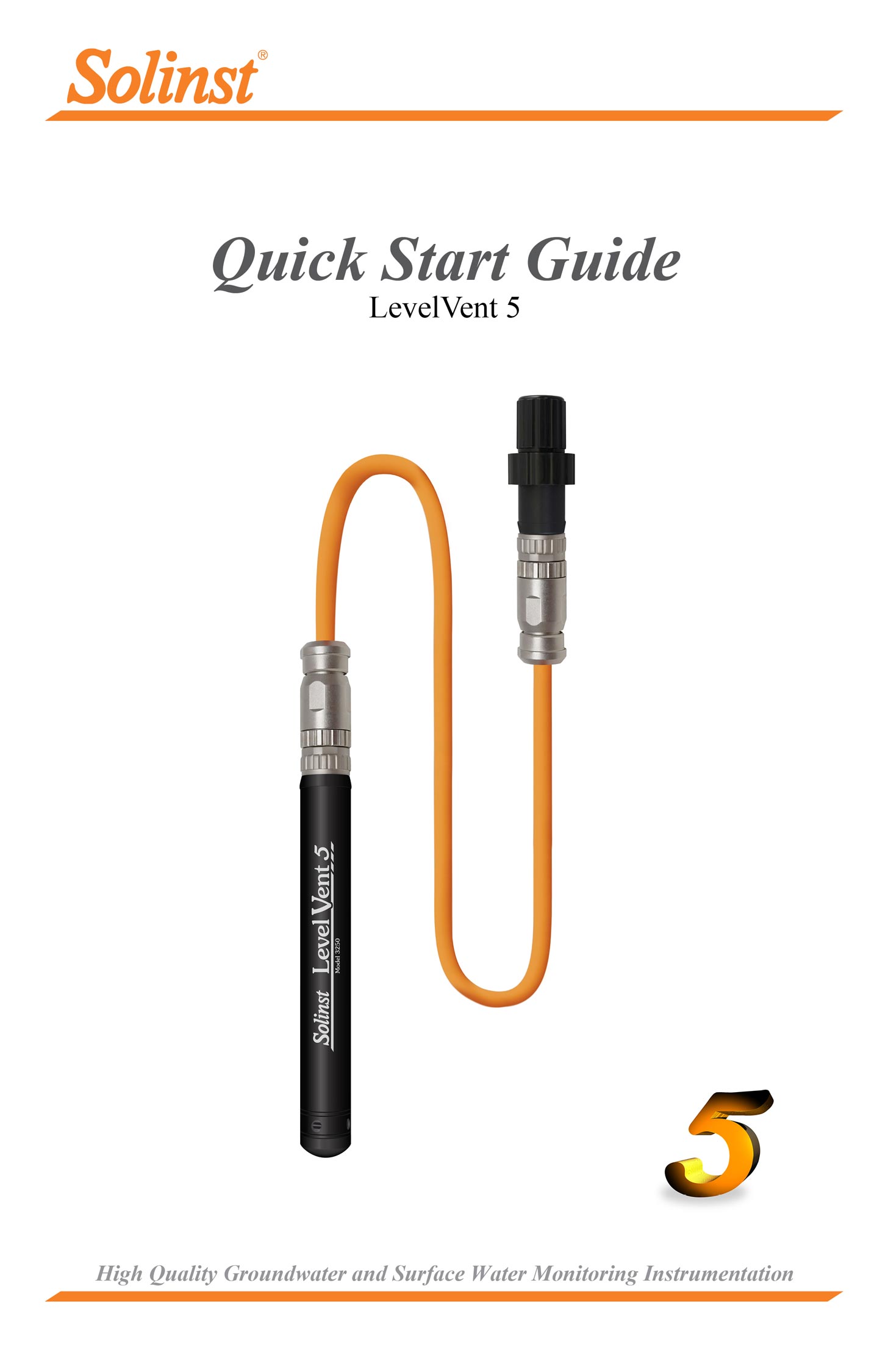 Solinst LevelVent 5 Quick Start Guide