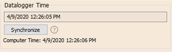 Solinst LevelVent 5 User Guide - 4.4 Datalogger Time