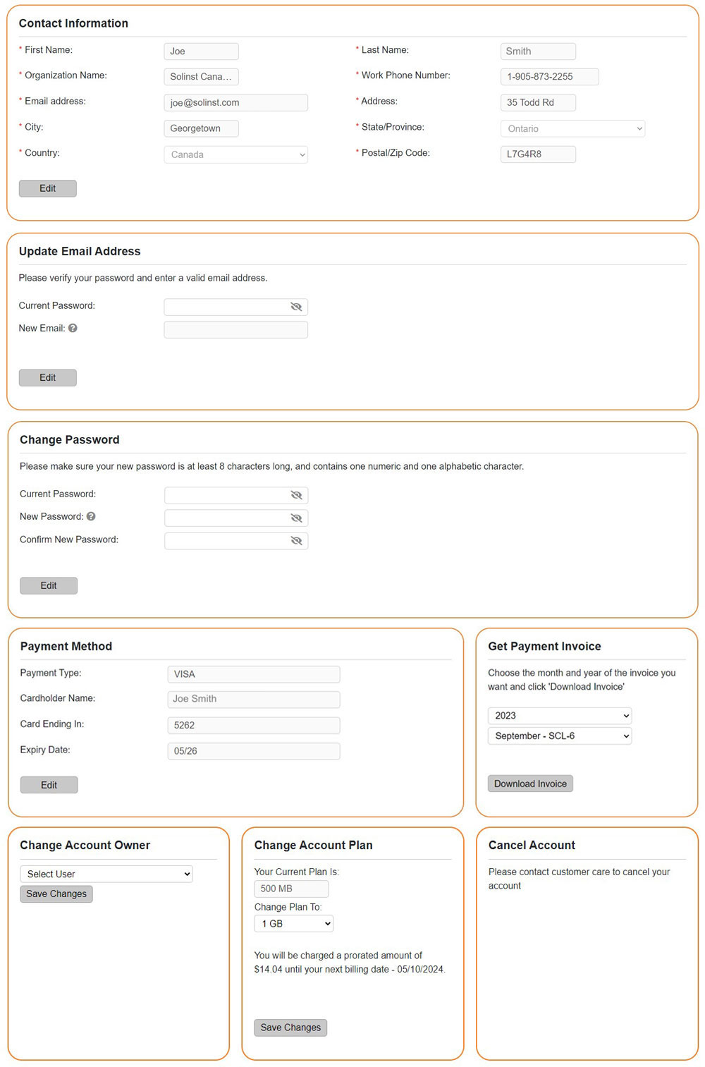 2 2 Account Settings