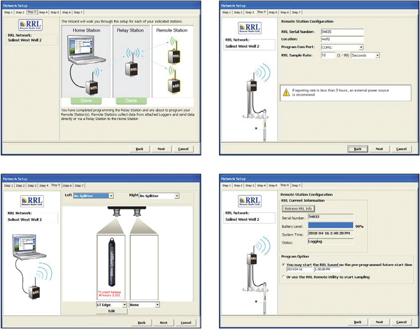 RRL User Guide: 4.2: Step 6: Confirm Station Settings