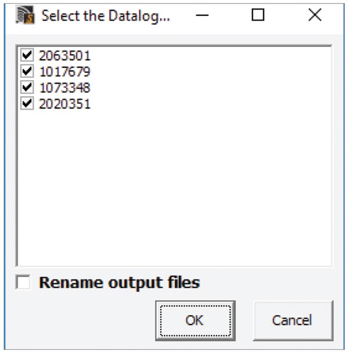 RRL User Guide: 7.3 File Export