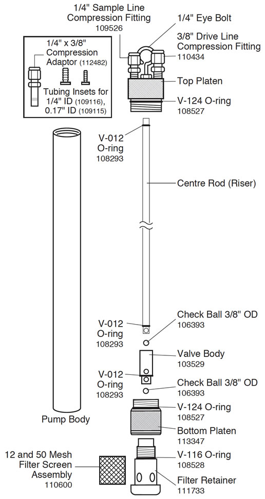 Double Valve Pump - Pump Assembly