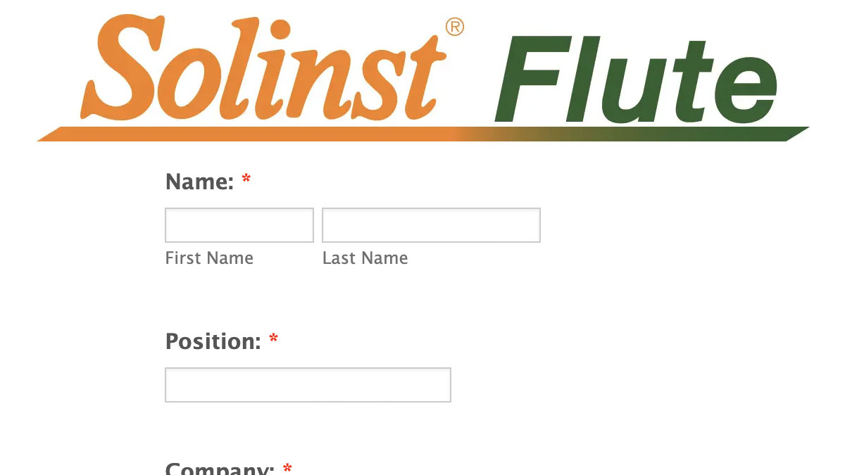 Solinst Flute General Quote Form