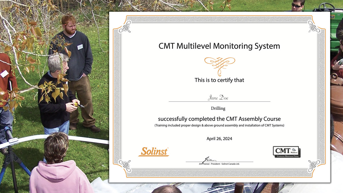 Empreiteiros de perfuração experientes e treinados pela CMT